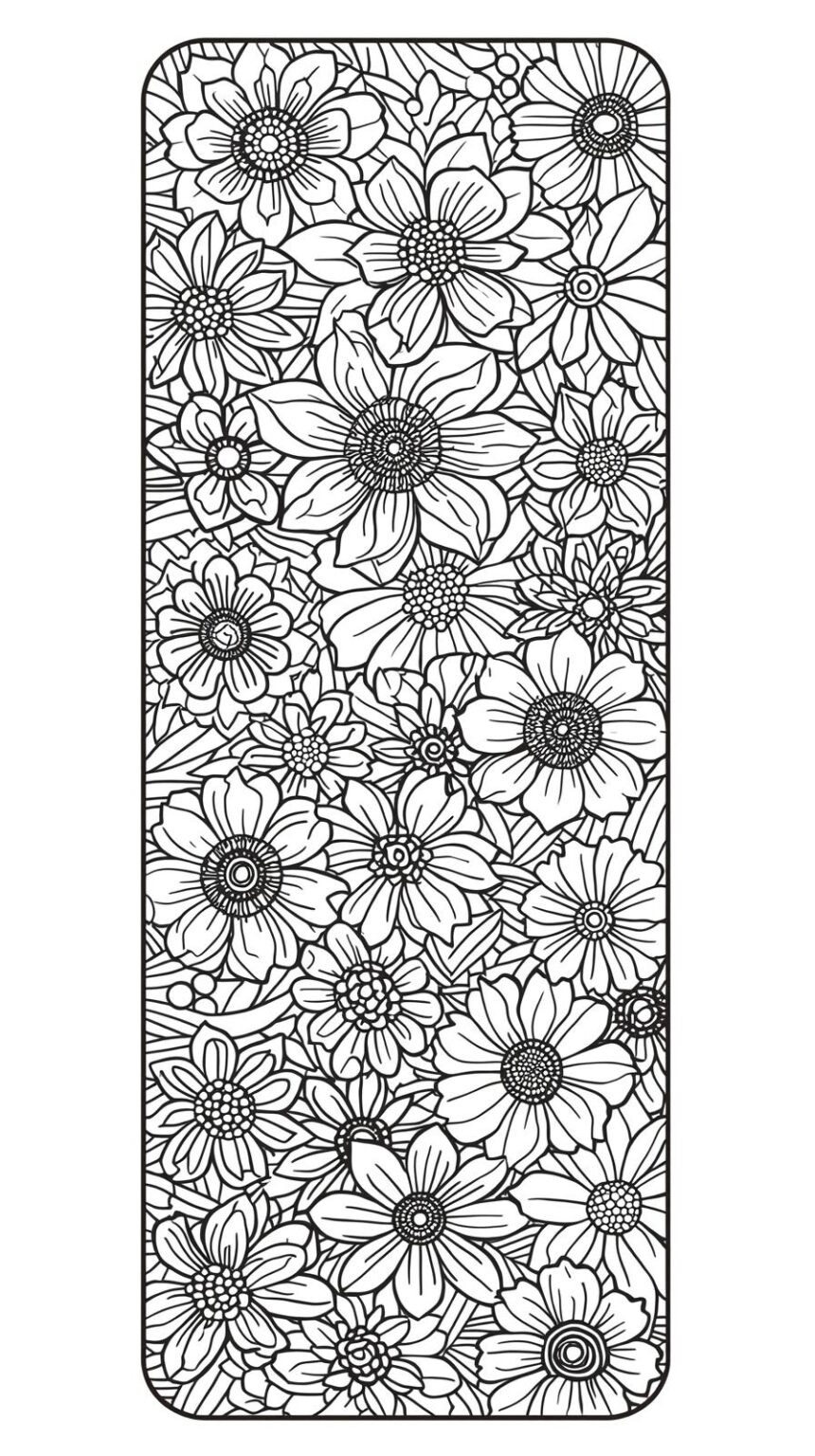 Colouring yoga mat - ATTUNE TO YOGA
